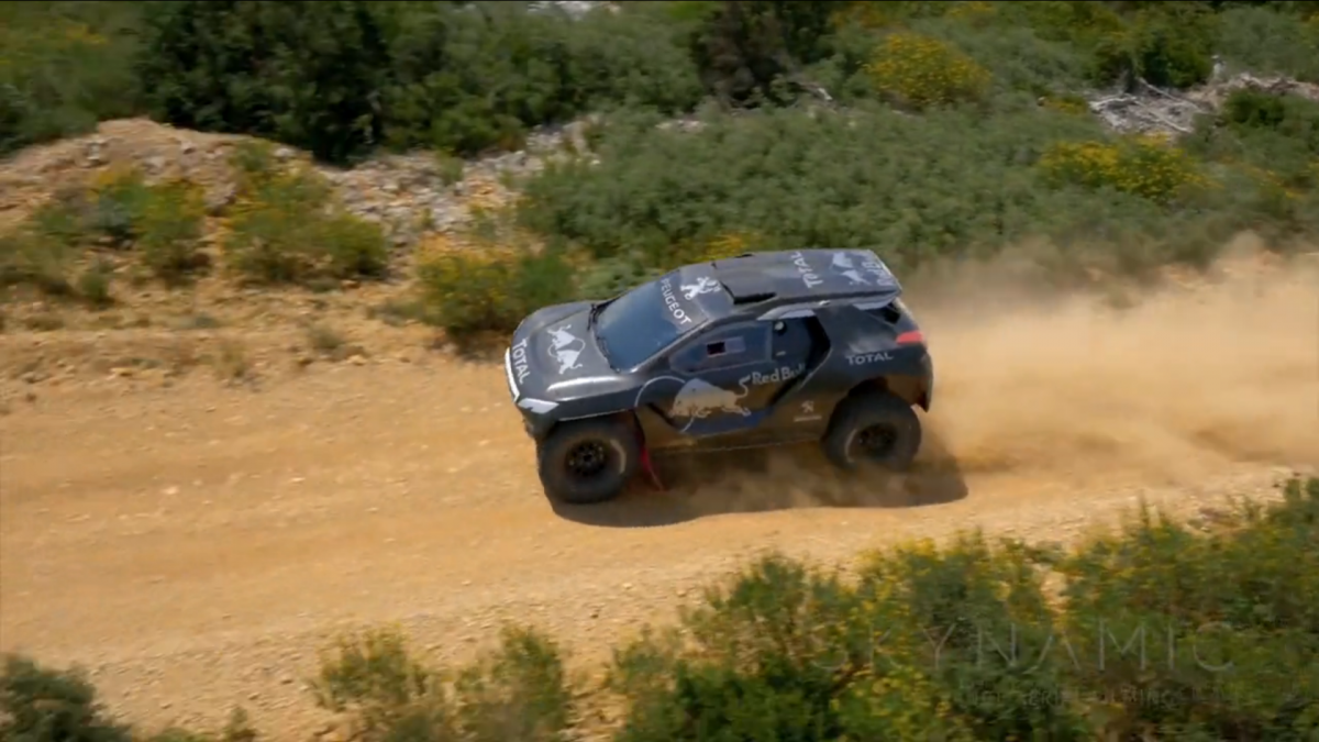 Peugeot 2008 DKR - Aerial Footage für Rally Dakar 2015